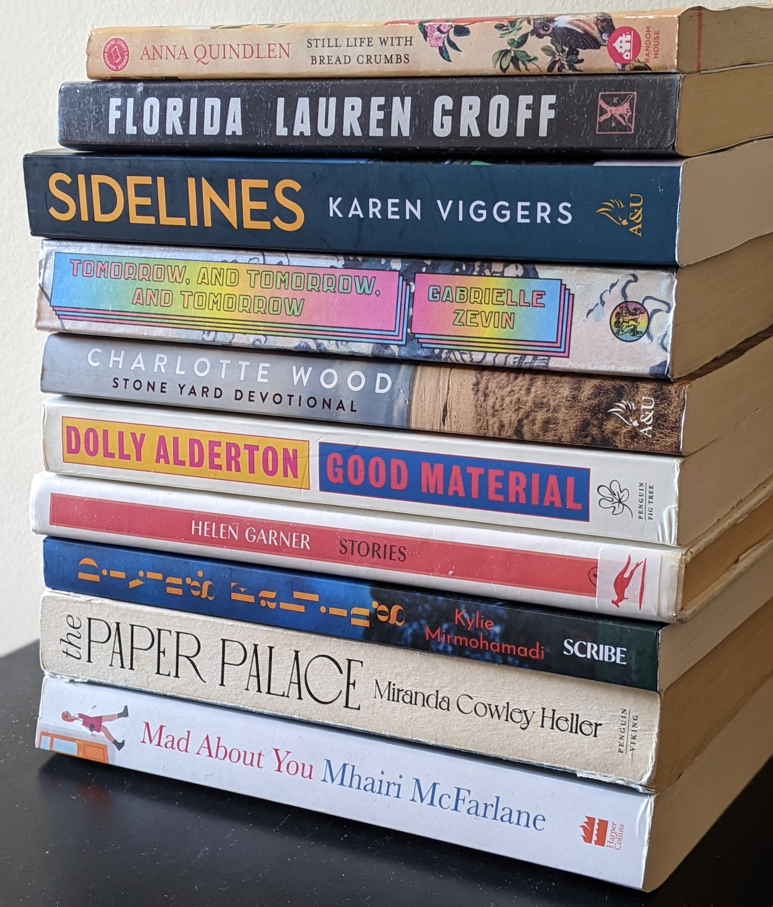 The bedside bookstack –Summer 2024/2025 – Nina Cullen